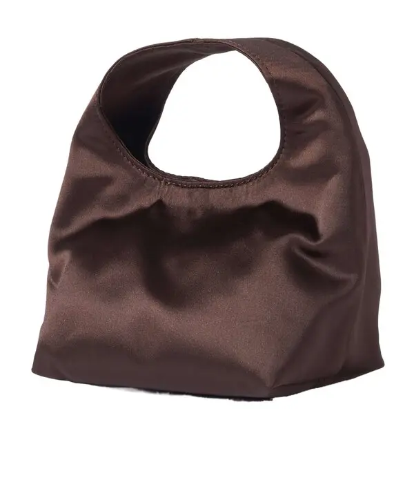 LOEFFLER RANDALL Mini Recycled-satin Clutch