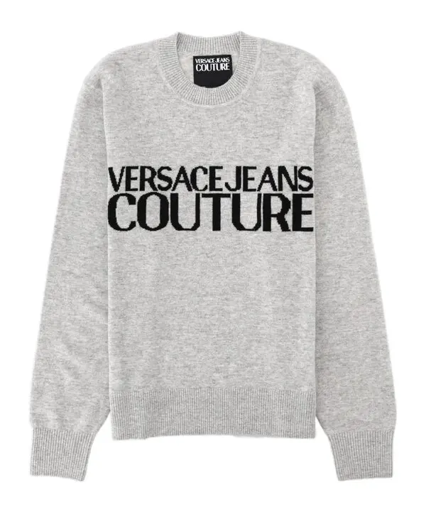 Versace Long-sleeved Sweater With Letter Logo