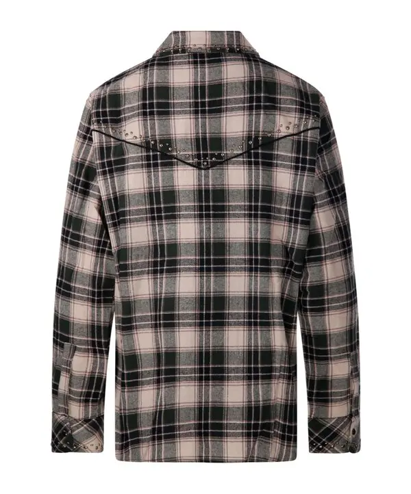 P.a.r.o.s.h Cowboy Studded Check Shirt
