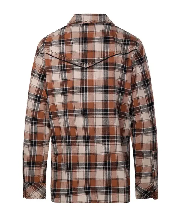 P.a.r.o.s.h Cowboyd Studded Check Shirt