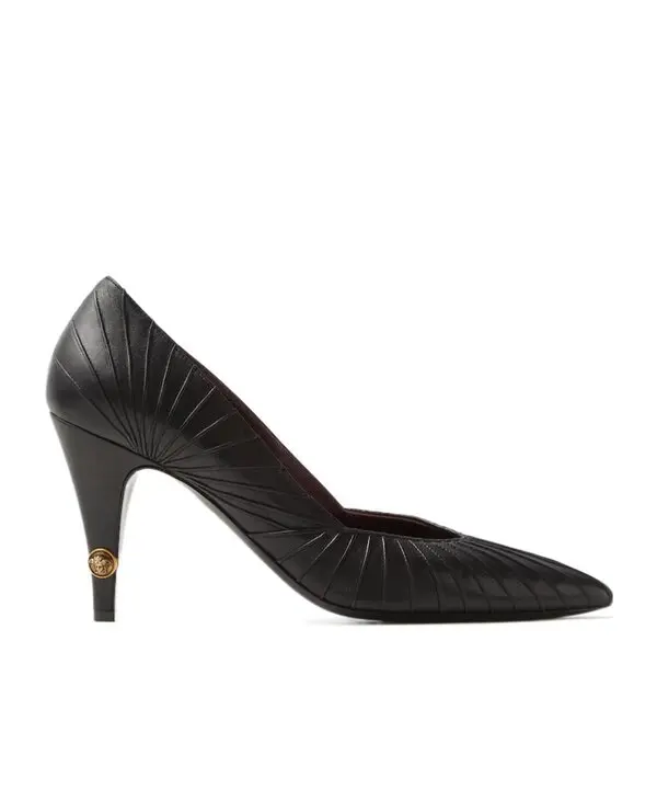 Versace Pleated Heeled Pumps