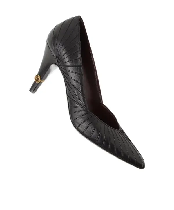 Versace Pleated Heeled Pumps