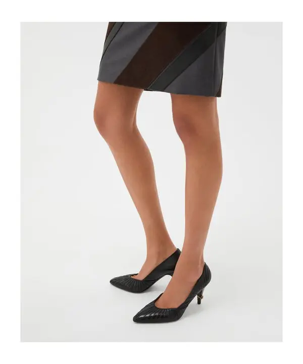 Versace Pleated Heeled Pumps