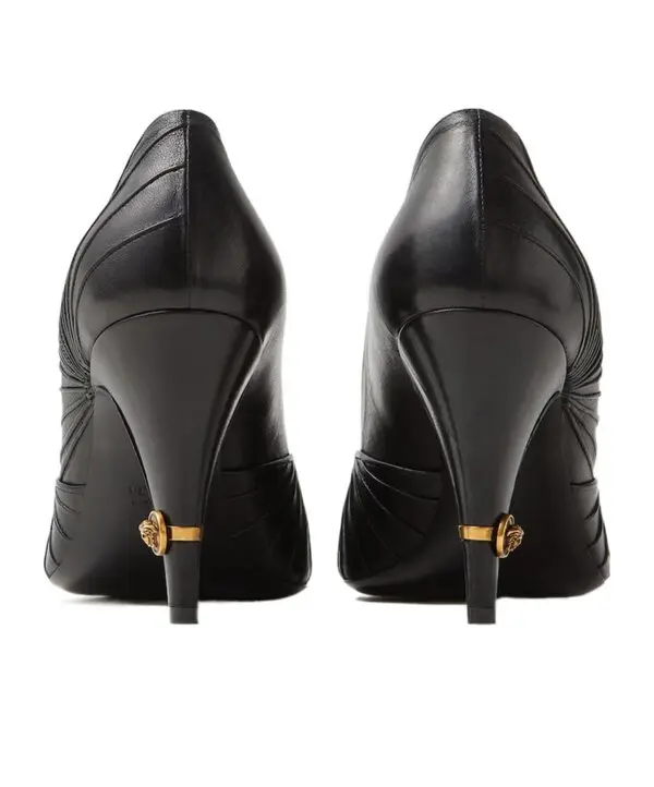 Versace Pleated Heeled Pumps