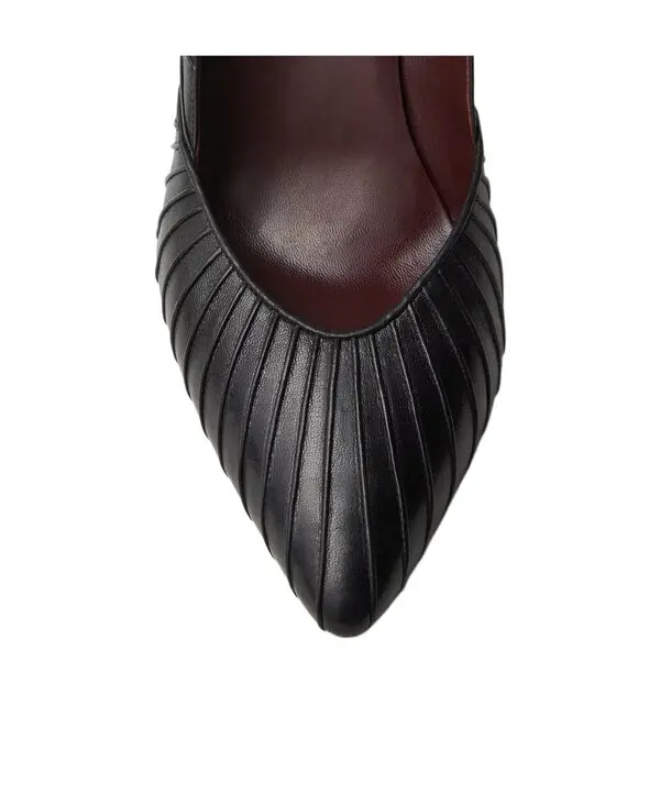 Versace Pleated Heeled Pumps