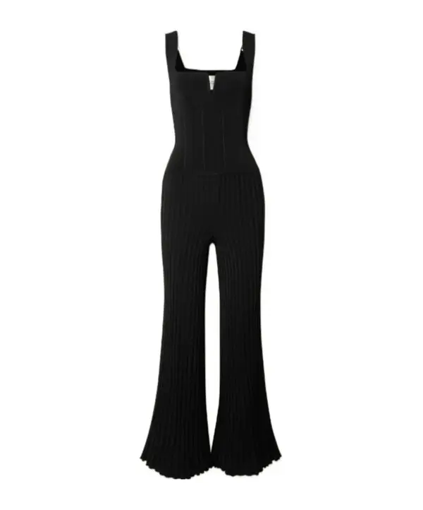 Galvan Ribbed Knit Jumpsuit