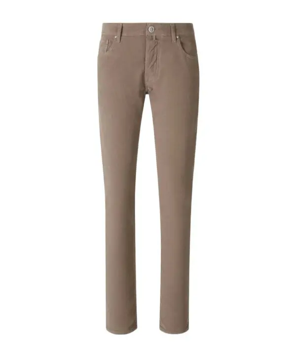 Jacob Cohen Logo Patch Straight-leg Pants