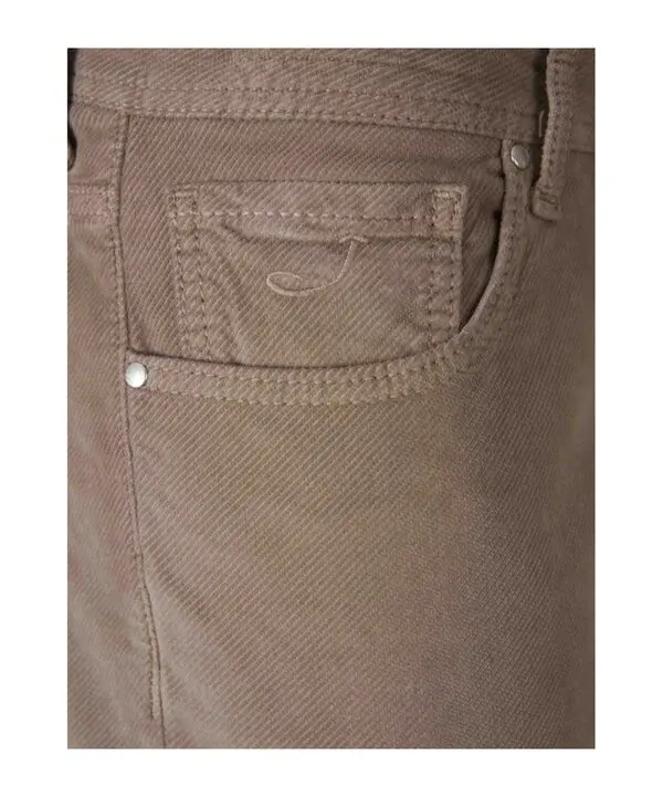 Jacob Cohen Logo Patch Straight-leg Pants