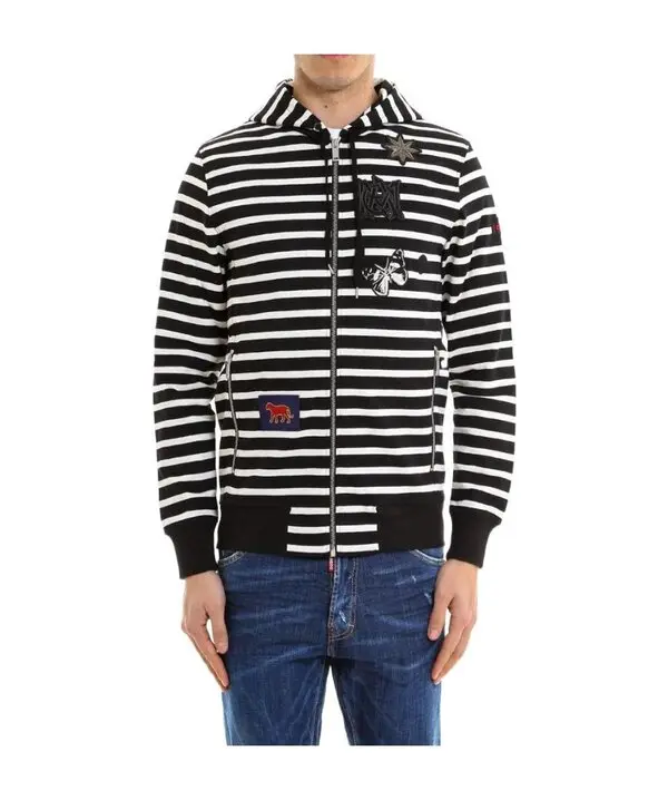Alexander McQueen Striped Casual Jacket