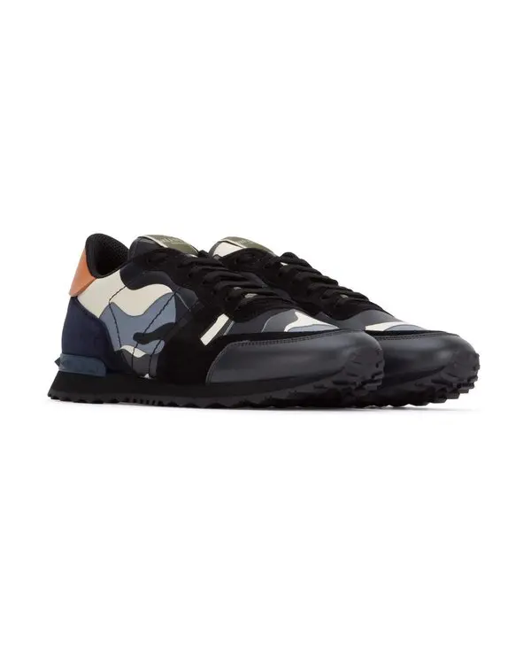 Valentino Garavani Rockstud Camouflage Sneakers