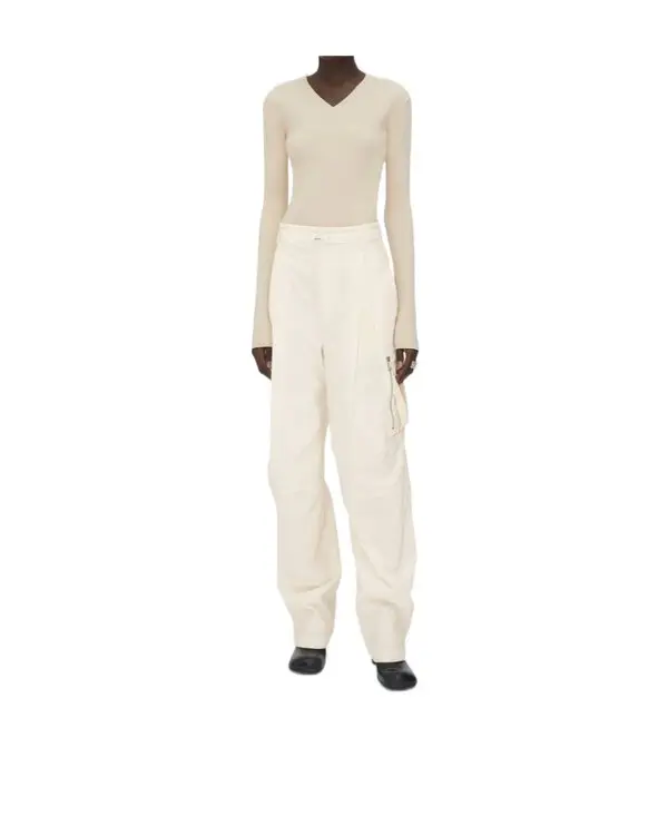 Bottega Veneta Wide-leg Trousers With Multiple Pockets