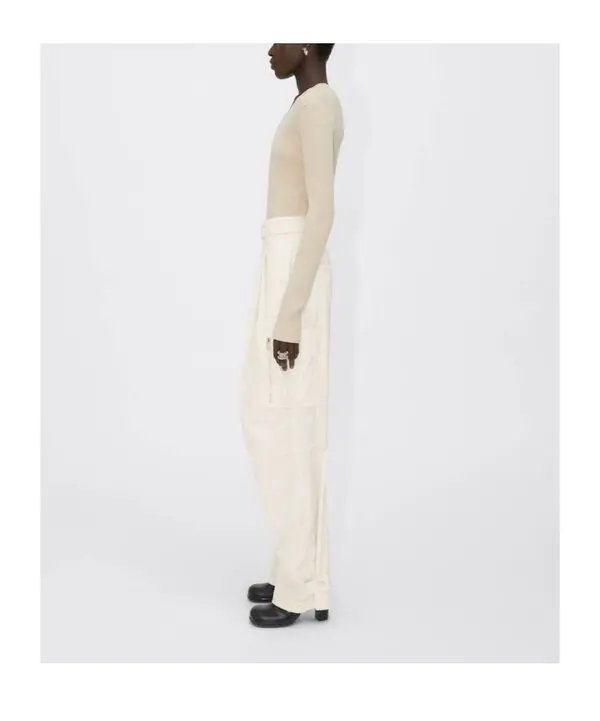 Bottega Veneta Wide-leg Trousers With Multiple Pockets