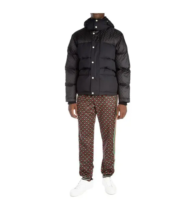 Gucci Hooded Down Jacket With Removable Hat