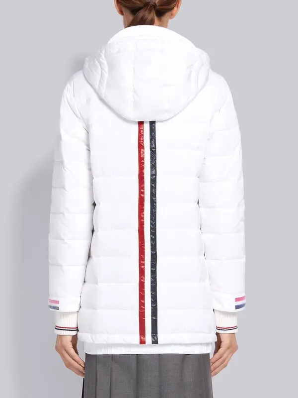 Thom Browne Zip-up Hooded Overcoat