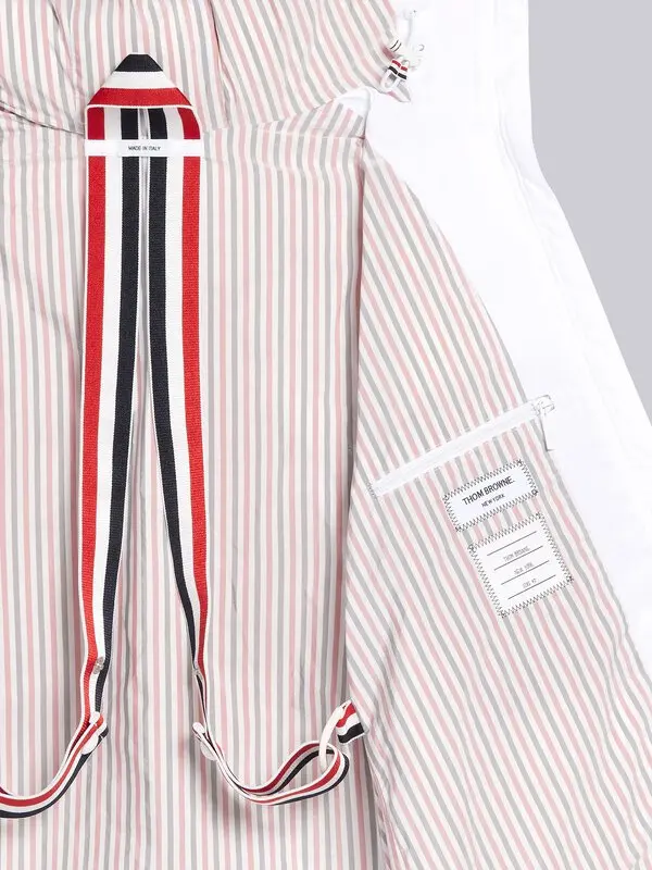 Thom Browne Zip-up Hooded Overcoat