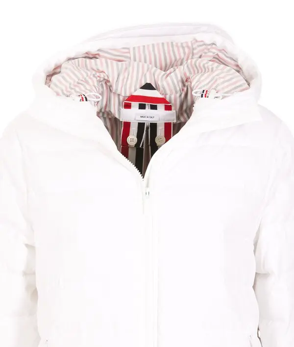 Thom Browne Zip-up Hooded Overcoat