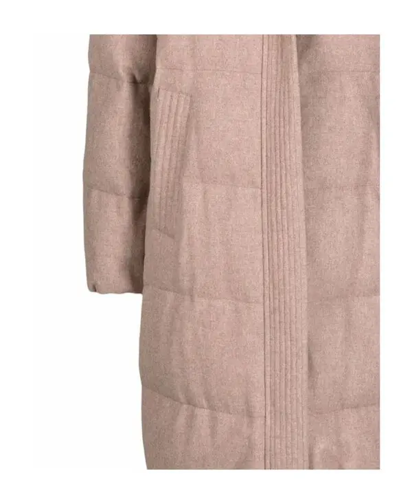 Brunello Cucinelli Padded Hooded Mid-length Jacket
