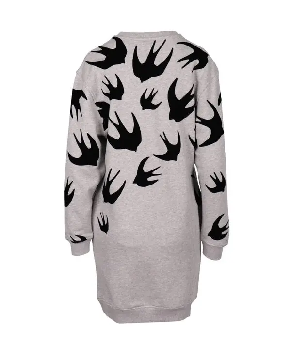 Alexander McQueen Round-necked Printed Dress
