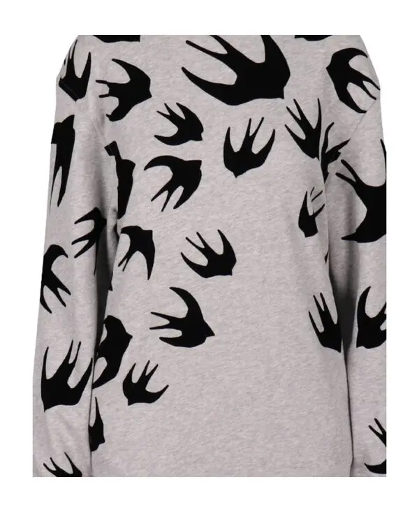 Alexander McQueen Round-necked Printed Dress