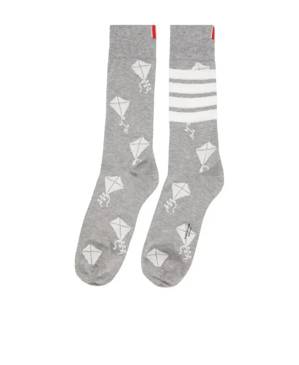 Thom Browne 4-bar Stripe Kite Icon Jacquard Tube Socks