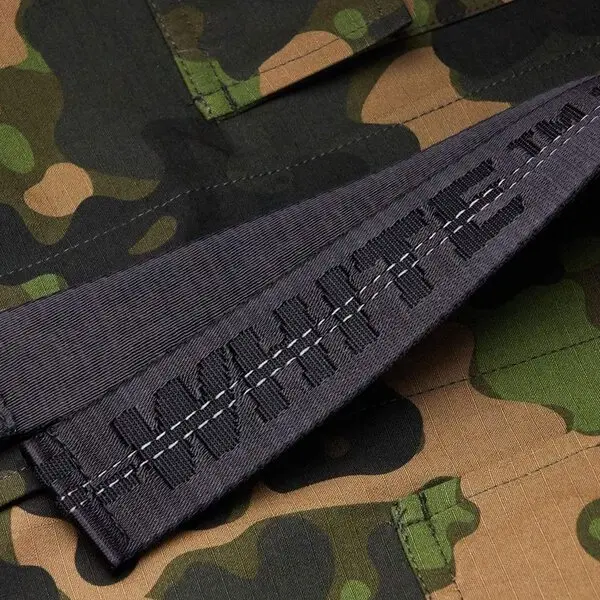 Off-White Camouflage Printed Casual Jacket