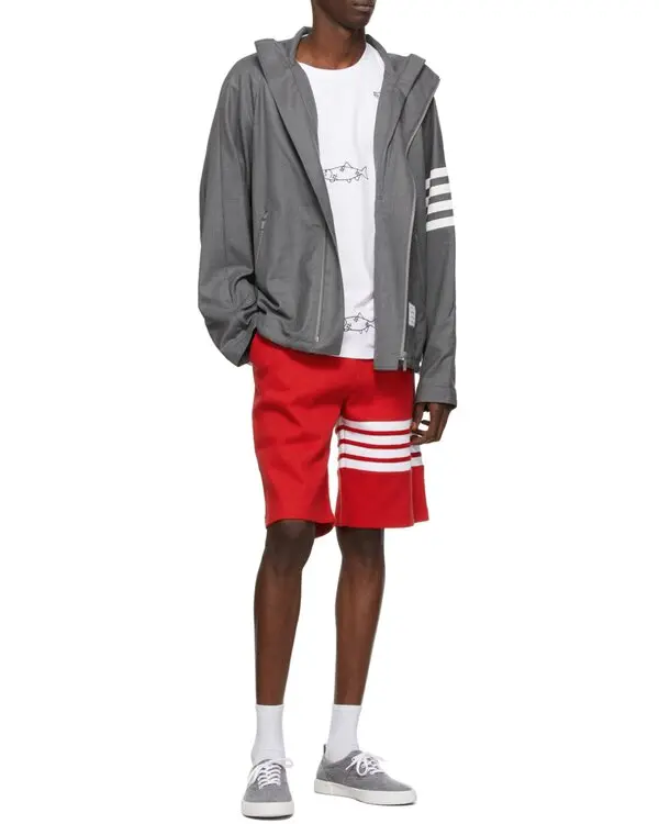 Thom Browne Embroidered Bear Fish T-shirt
