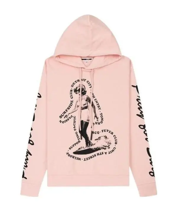 Alexander McQueen Logo Hooded Print Hoodie