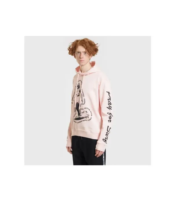 Alexander McQueen Logo Hooded Print Hoodie