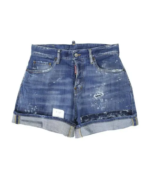 Dsquared2 Button Denim Shorts