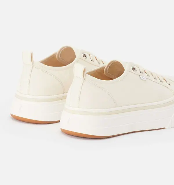 AMI Paris Round Toe Lace-up Sneakers