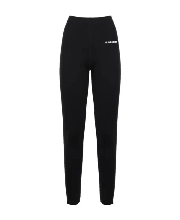 JIL SANDER Logo Printed Leggings