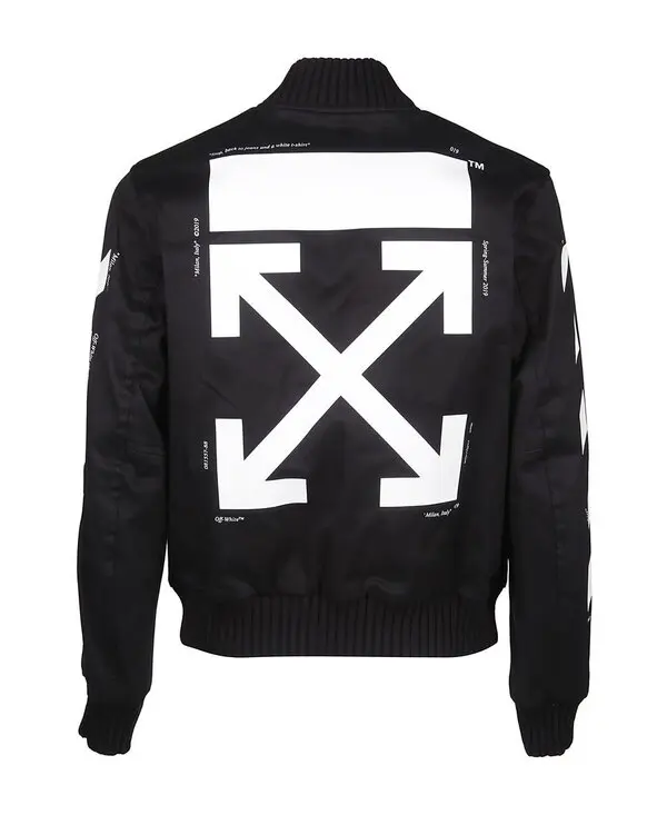 Off-White Pilot Jacket With Arrow Logo