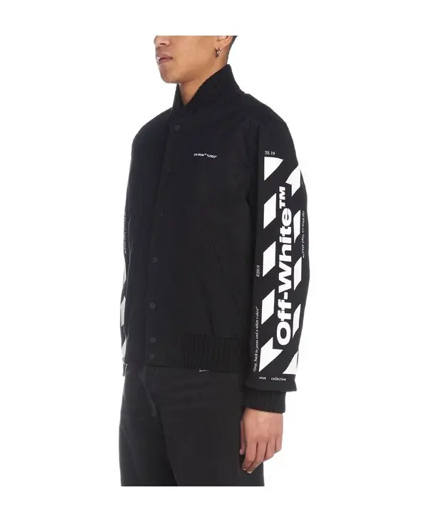 Off-White Pilot Jacket With Arrow Logo