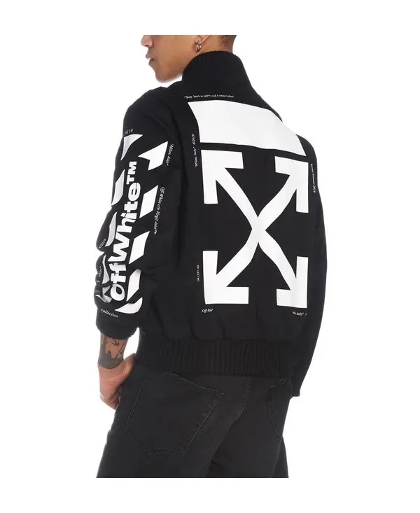 Off-White Pilot Jacket With Arrow Logo