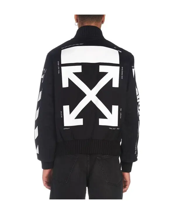 Off-White Pilot Jacket With Arrow Logo