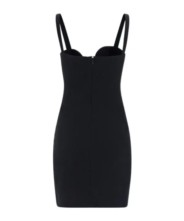 NENSI DOJAKA Asymmetric Ruched Cut-out Mini Dress