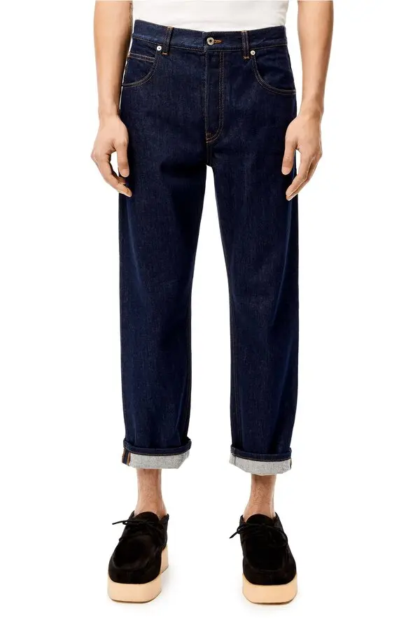 Loewe Logo-patch Straight Jeans