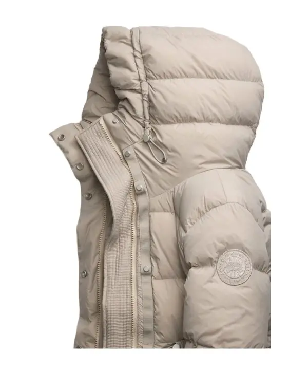Canada Goose Padded Hooded Jacket With Drawstring Waist