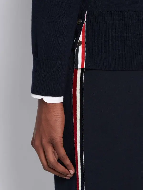 Thom Browne Intarsia Stripe Hoodie