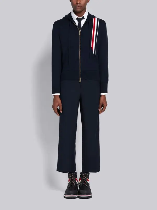 Thom Browne Intarsia Stripe Hoodie