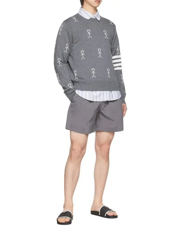 Thom Browne Logo Knitted Pullover