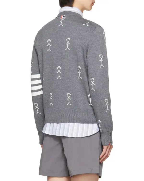 Thom Browne Logo Knitted Pullover