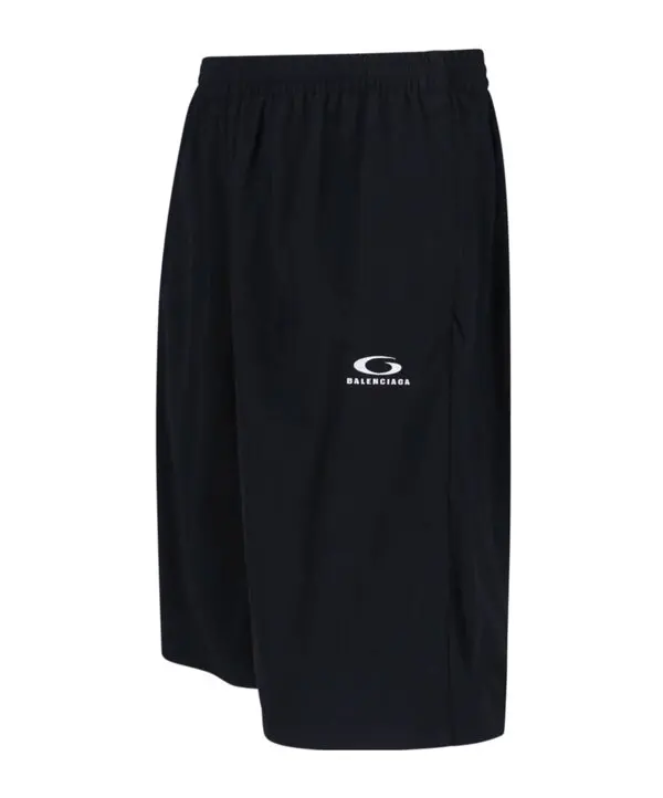 Balenciaga Logo Detailed Shorts