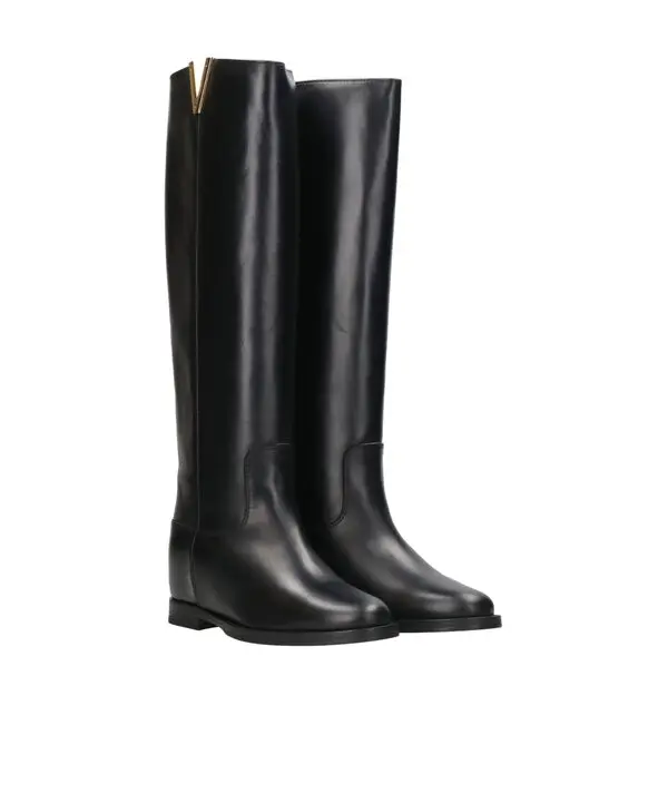 VIA ROMA 15 Round-toe Flat Tall Boots