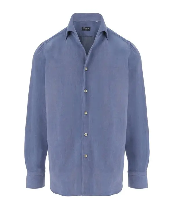 FINAMORE 1925 Ribbed Cotton Shirt - No