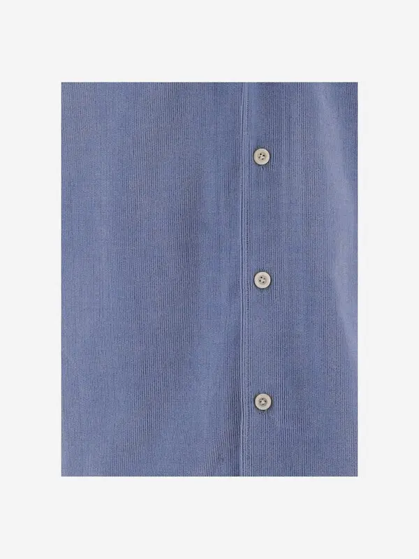 FINAMORE 1925 Ribbed Cotton Shirt - No