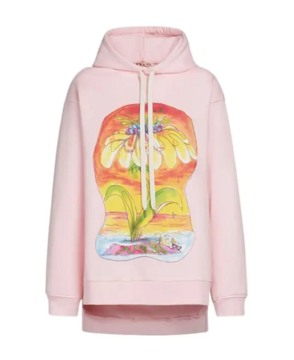 Marni Graphic-print Cotton Hoodie
