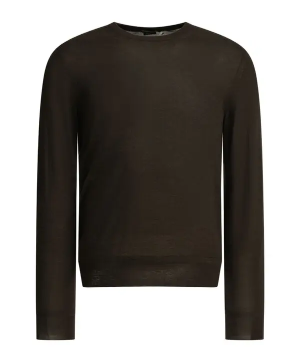 TOM FORD Crew Neck Ribbed-trim Sweater