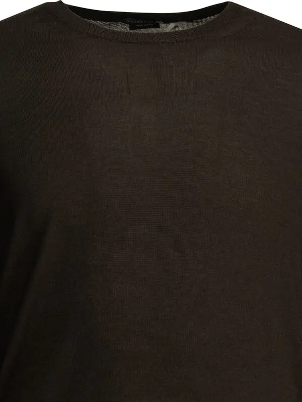 TOM FORD Crew Neck Ribbed-trim Sweater