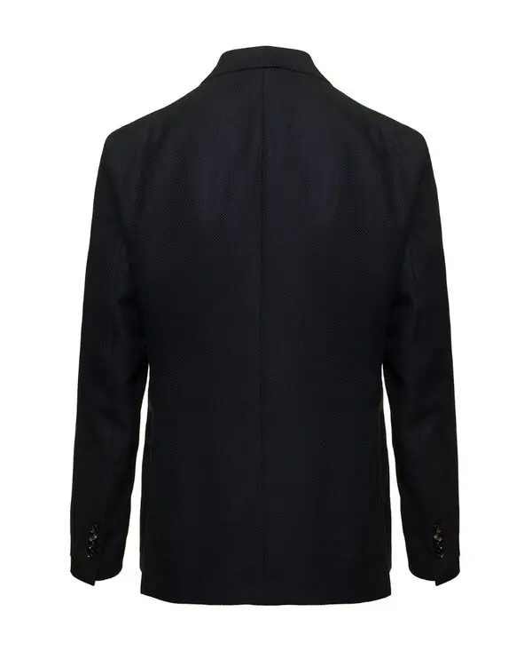 Tagliatore V-neck Long-sleeved Suit Coat